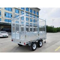 China 10x7 Dual Axle Hot Dip Galvanised Tilt Box Trailer 3500kg ATM Heavy Duty for sale