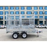 China 10x7 Dual Axle Hot Dip Galvanised Tilt Box Trailer 3500kg ATM Heavy Duty for sale