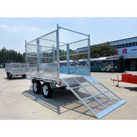 China 10x7 Dual Axle Hot Dip Galvanised Tilt Box Trailer 3500kg ATM Heavy Duty for sale