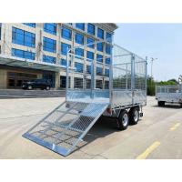 China 10x7 Dual Axle Hot Dip Galvanised Tilt Box Trailer 3500kg ATM Heavy Duty for sale