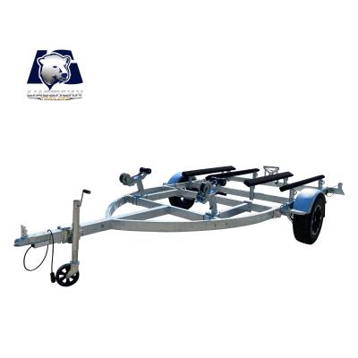 China Alloy Dual Jet Ski Trailer 4800×2550mm for Double Watercraft Transport - Bombardier & Yamaha Compatible for sale