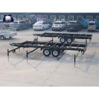 China 5500kg Expanded House Trailer Chassis 7250x2270mm Heavy Duty with Electric Brake for sale