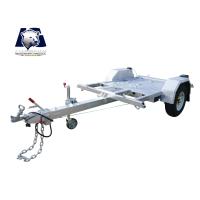 China Solar LED Light Tower Trailer 4x100W LED Hot-Dip Galvanized Fully Welded Structure for sale
