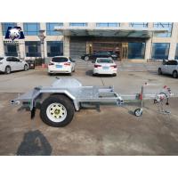 China Solar LED Light Tower Trailer 4x100W LED Hot-Dip Galvanized Fully Welded Structure for sale