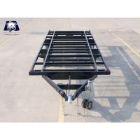 China Heavy Duty Double Axle Container Trailer 20ft High Load Capacity Electric Brake Shaft for sale