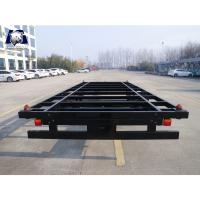 China Heavy Duty Double Axle Container Trailer 20ft High Load Capacity Electric Brake Shaft for sale