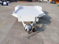 China Dual Axle Hydraulic Lifting Car Trailer 2000kg Capacity Lightweight Alloy with Wireless Remote for sale