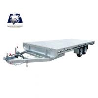 China AU Compliant Hot-Dip Galvanized Double-Axle Flat Top Trailer 3500kg ATM LED ADR Light for sale