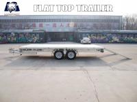 China AU Compliant Hot-Dip Galvanized Double-Axle Flat Top Trailer 3500kg ATM LED ADR Light for sale