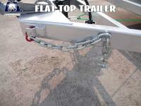China AU Compliant Hot-Dip Galvanized Double-Axle Flat Top Trailer 3500kg ATM LED ADR Light for sale