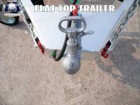 China AU Compliant Hot-Dip Galvanized Double-Axle Flat Top Trailer 3500kg ATM LED ADR Light for sale