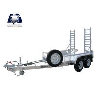 China 8x5 Dual Axle Hot Dip Galvanised Excavator Trailer 3000kg ATM for Small Excavators for sale