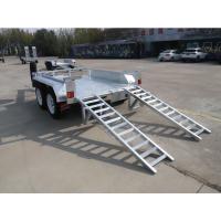 China 8x5 Dual Axle Hot Dip Galvanised Excavator Trailer 3000kg ATM for Small Excavators for sale
