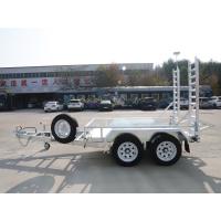 China 8x5 Dual Axle Hot Dip Galvanised Excavator Trailer 3000kg ATM for Small Excavators for sale