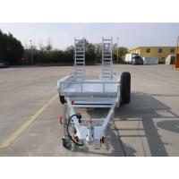 China 8x5 Dual Axle Hot Dip Galvanised Excavator Trailer 3000kg ATM for Small Excavators for sale