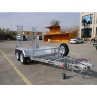 China 8x5 Dual Axle Hot Dip Galvanised Excavator Trailer 3000kg ATM for Small Excavators for sale