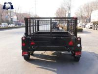 China EU 8x5 Hydraulic Dual-Axis Tipper Trailer 3000kg ATM Collision Brake Fully Welded Body for sale