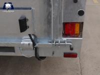 China 14x6 Hydraulic Tipper Galvanised Box Trailer 3500kg ATM Electric Brake Heavy Duty Transport for sale