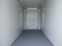 China Enclosed Box Trailer 4600x2120mm Single Axle Dual Wheels 1000kg Capacity for Secure Cargo Transport for sale
