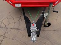 China Enclosed Box Trailer 4600x2120mm Single Axle Dual Wheels 1000kg Capacity for Secure Cargo Transport for sale