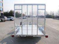 China Hot-Dip Galvanized Utility Trailer 3000 lbs GVM LED DOT Lights Heavy Duty for sale