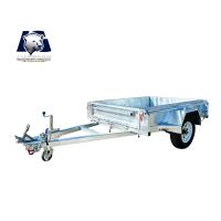 China 6x4 Single Axle Box Tilt Trailer 750kg ATM with Hot-Dip Galvanized Construction and 1830x1220mm Cargo Area for sale
