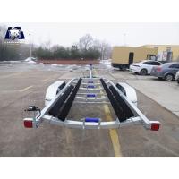 China Dual Axle Boat Trailer 2000kg ATM Hot Dip Galvanized Hydraulic Braking for Jet Skis Small Boats for sale