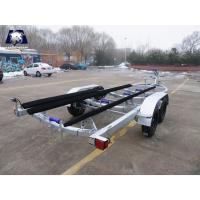 China Dual Axle Boat Trailer 2000kg ATM Hot Dip Galvanized Hydraulic Braking for Jet Skis Small Boats for sale