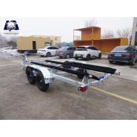 China Dual Axle Boat Trailer 2000kg ATM Hot Dip Galvanized Hydraulic Braking for Jet Skis Small Boats for sale
