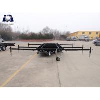 China 20ft Adjustable Tiny House Trailer with Double Axle and Extendable Outrigger for Mobile Home Foundation for sale