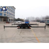 China 20ft Adjustable Tiny House Trailer with Double Axle and Extendable Outrigger for Mobile Home Foundation for sale