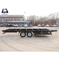 China 20ft Adjustable Tiny House Trailer with Double Axle and Extendable Outrigger for Mobile Home Foundation for sale