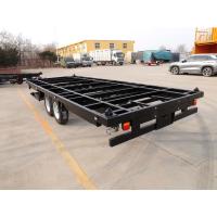 China 20ft Adjustable Tiny House Trailer with Double Axle and Extendable Outrigger for Mobile Home Foundation for sale