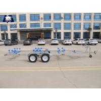 China 1500kg ATM Hot-Dip Galvanized Dual Axle Boat Trailer 6800mm with LED Lighting for sale