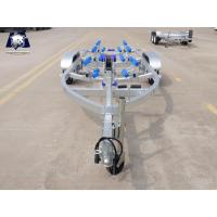 China 1500kg ATM Hot-Dip Galvanized Dual Axle Boat Trailer 6800mm with LED Lighting for sale