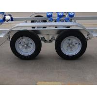 China 1500kg ATM Hot-Dip Galvanized Dual Axle Boat Trailer 6800mm with LED Lighting for sale