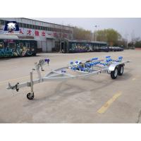 China 1500kg ATM Hot-Dip Galvanized Dual Axle Boat Trailer 6800mm with LED Lighting for sale