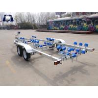 China 1500kg ATM Hot-Dip Galvanized Dual Axle Boat Trailer 6800mm with LED Lighting for sale
