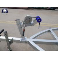 China 1500kg ATM Hot-Dip Galvanized Dual Axle Boat Trailer 6800mm with LED Lighting for sale