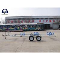 China 1500kg ATM Hot-Dip Galvanized Dual Axle Boat Trailer 6800mm with LED Lighting for sale