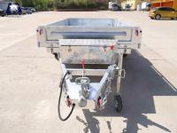 China 8x5 Hydraulic Tipper Trailer 1800kg ATM Hot-Dip Galvanized with Impact and Butterfly Brake for sale