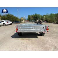 China 8x5 Hydraulic Tipper Trailer 1800kg ATM Hot-Dip Galvanized with Impact and Butterfly Brake for sale
