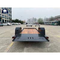 China Single-Axis Hydraulic Equipment Trailer 3200kg ATM 3660x1500mm Wood Deck Electromagnetic Brake for sale