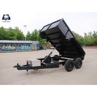 China 10x5 Hydraulic Dual-Axis Tipper Trailer 3000kg ATM Electric Brake LED Lights Heavy-Duty Hauling for sale