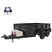China 10x5 Hydraulic Dual-Axis Tipper Trailer 3000kg ATM Electric Brake LED Lights Heavy-Duty Hauling for sale