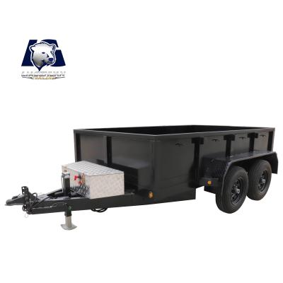 China 10x5 Hydraulic Dual-Axis Tipper Trailer 3000kg ATM Electric Brake LED Lights Heavy-Duty Hauling for sale