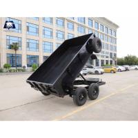 China 10x5 Hydraulic Dual-Axis Tipper Trailer 3000kg ATM Electric Brake LED Lights Heavy-Duty Hauling for sale