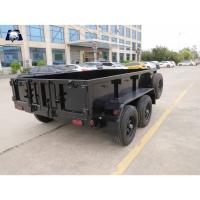 China 10x5 Hydraulic Dual-Axis Tipper Trailer 3000kg ATM Electric Brake LED Lights Heavy-Duty Hauling for sale