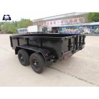 China 10x5 Hydraulic Dual-Axis Tipper Trailer 3000kg ATM Electric Brake LED Lights Heavy-Duty Hauling for sale