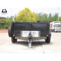 China 10x5 Hydraulic Dual-Axis Tipper Trailer 3000kg ATM Electric Brake LED Lights Heavy-Duty Hauling for sale